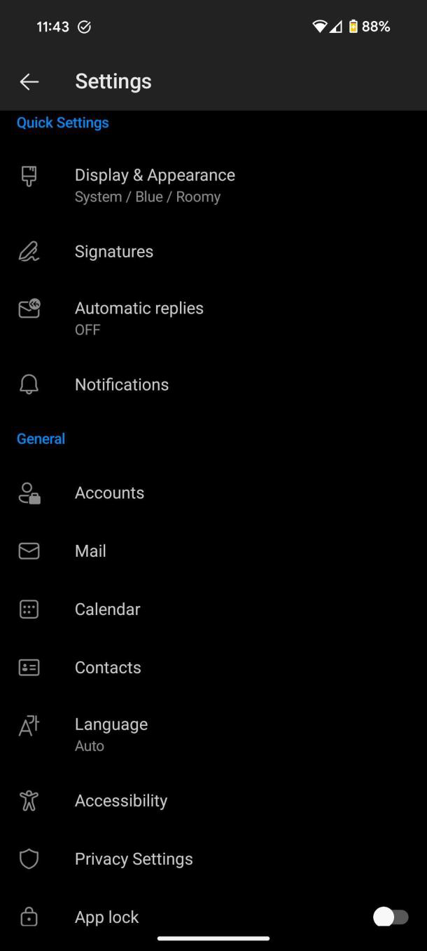 Email Android Setup – United Legwear Co